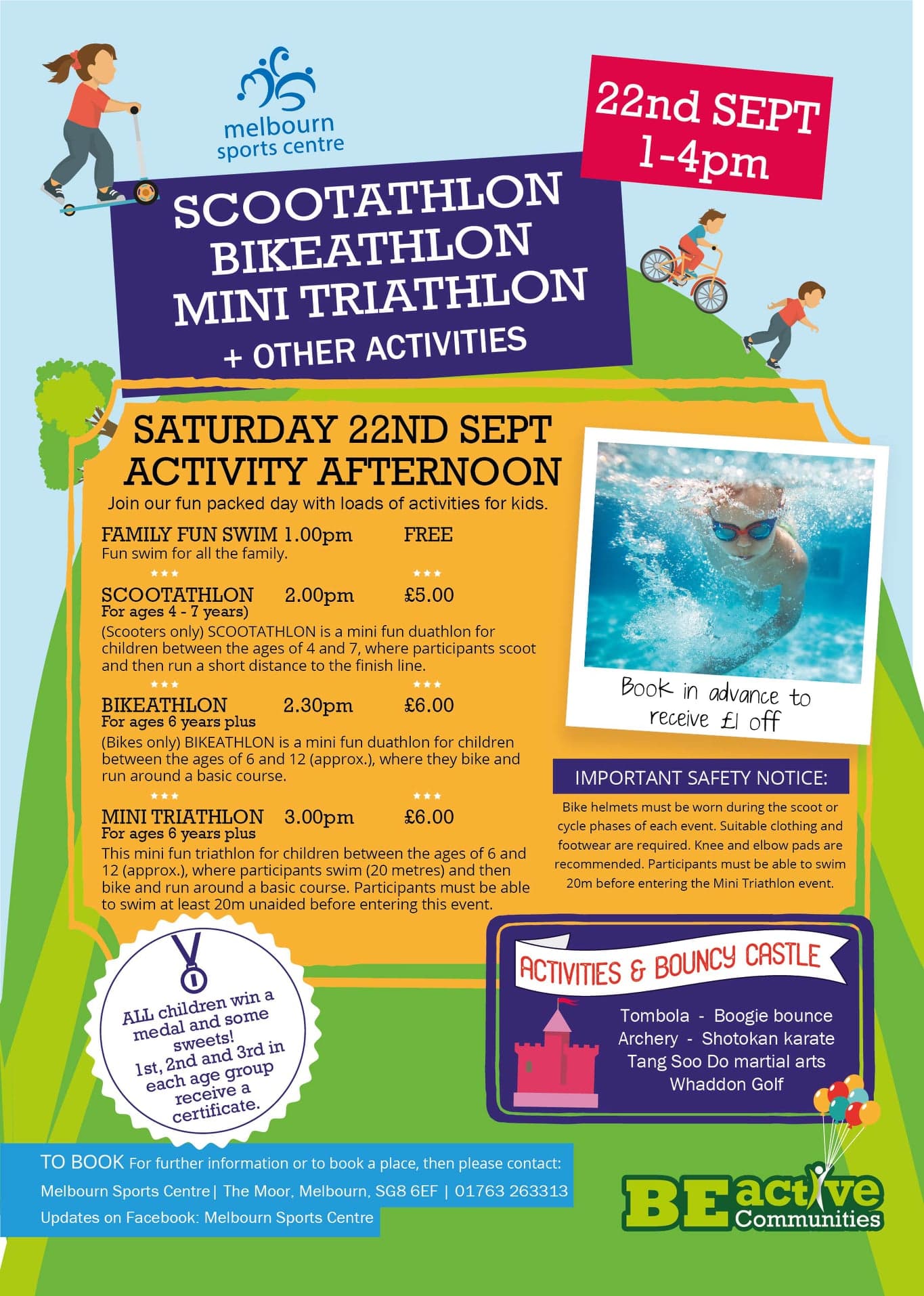 Children’s Triathlon, Scootathlon, Duathlon at McSplash: – Meridian ...